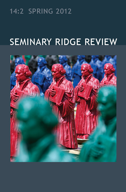 Seminary Ridge Review – The United Lutheran Seminary Journal
